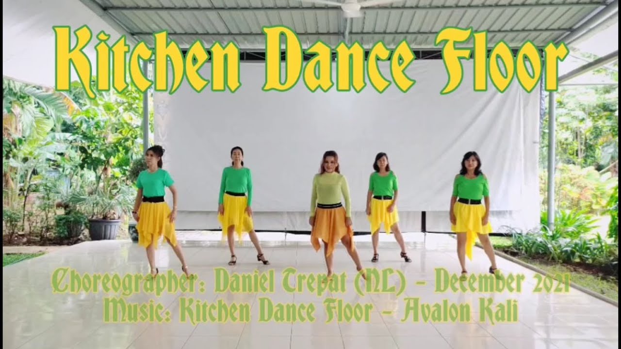 Kitchen Dance Floor - Line Dance - YouTube