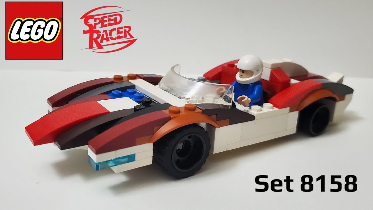 LEGO Mach 5 (With my own parts) From Set 8158 - YouTube