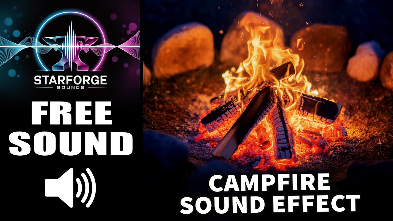 FREE Campfire Sound Effects 🔥 Relaxing Fire Crackling Sounds Royalty ...