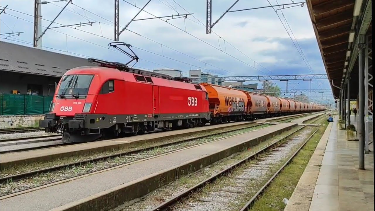 Freight rail traffic in Zagreb, Croatia. Teretni željeznički promet u Zagrebu, Hrvatskoj. - YouTube