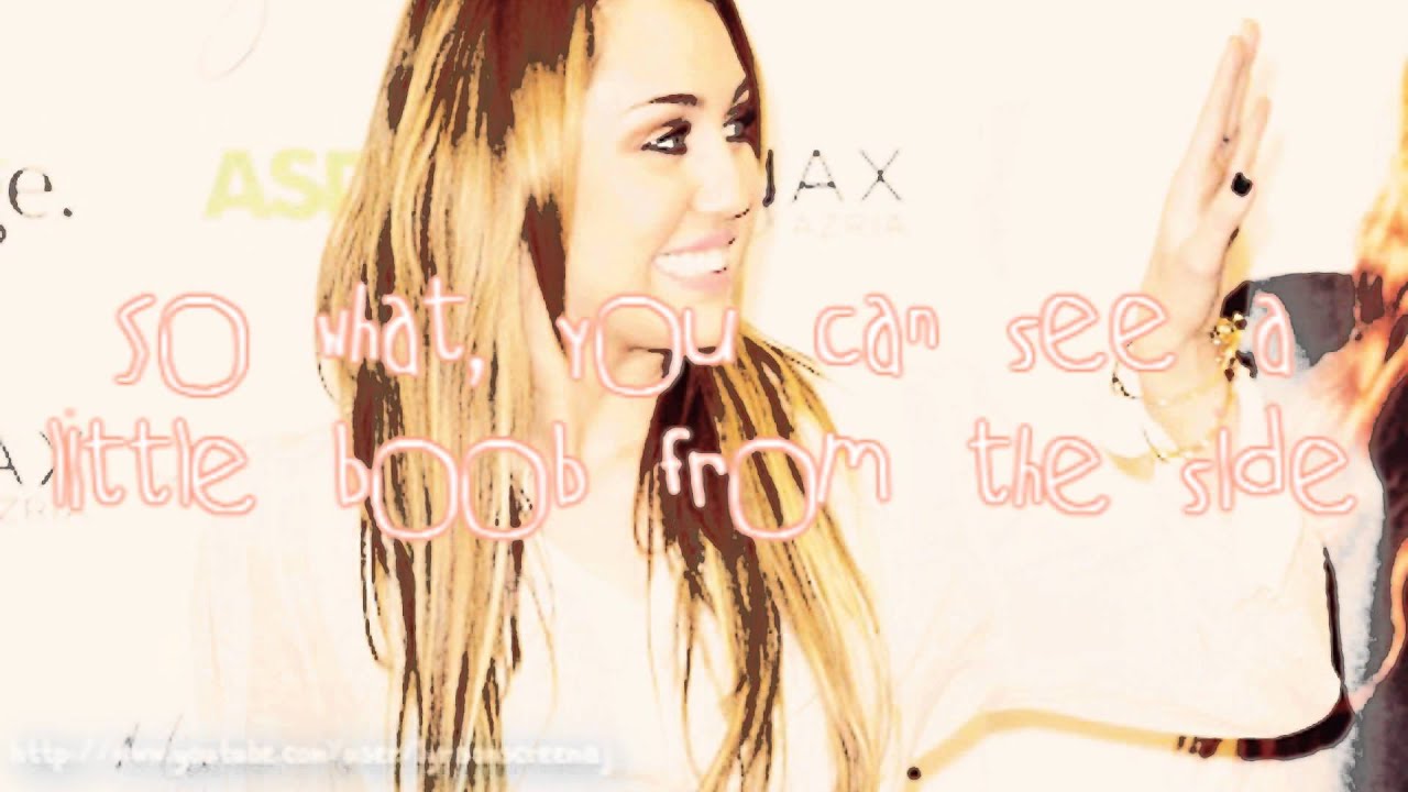 Miley Cyrus - Sorry I'm Not Perfect - Lyrics Video - YouTube