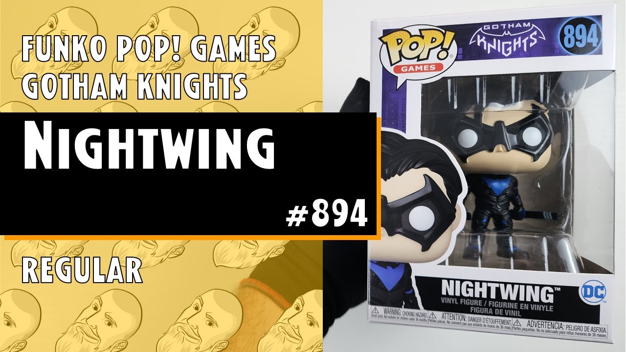 Funko Pop Nightwing - 894 - Gotham Knights // Just One Pop Showcase ...