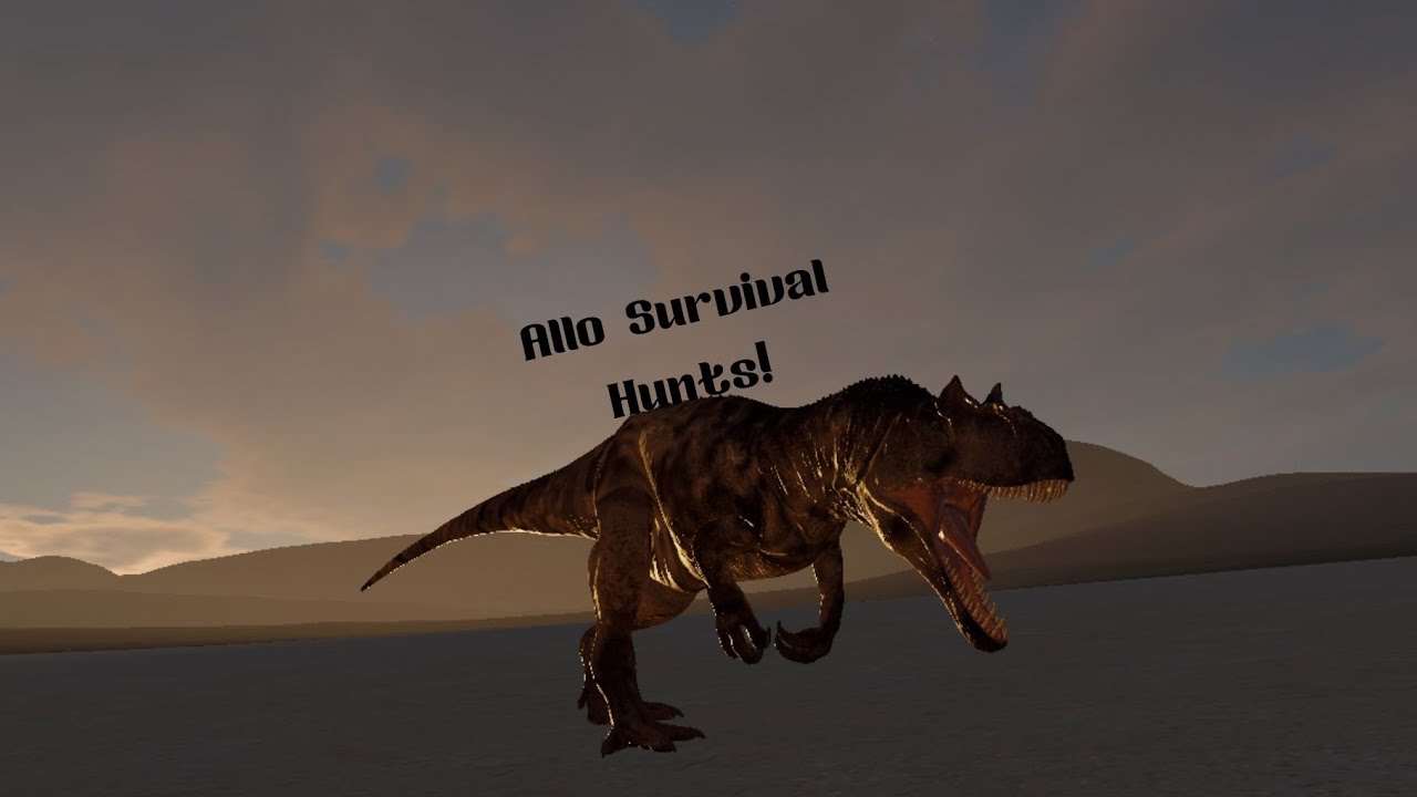 Allo Survival Hunts PT.1 - The Isle [Noobz #1 Server] - YouTube