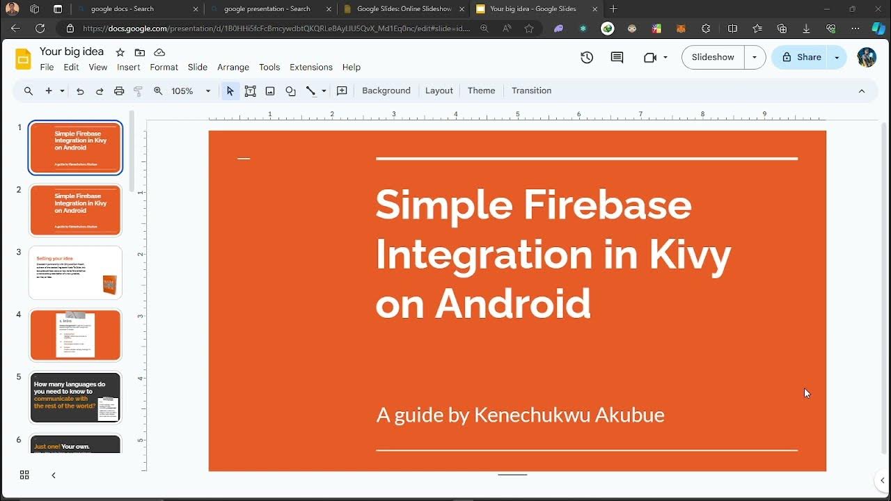 Introducing SJFirebase And How To Use It To Integrate Firebase In Kivy Apps On Android - YouTube