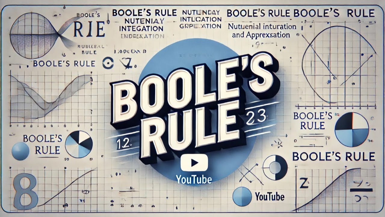 Boole's rule | Numerical Integration - YouTube