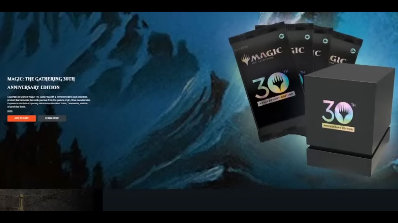 Magic 30th.....BACK IN STOCK? - YouTube