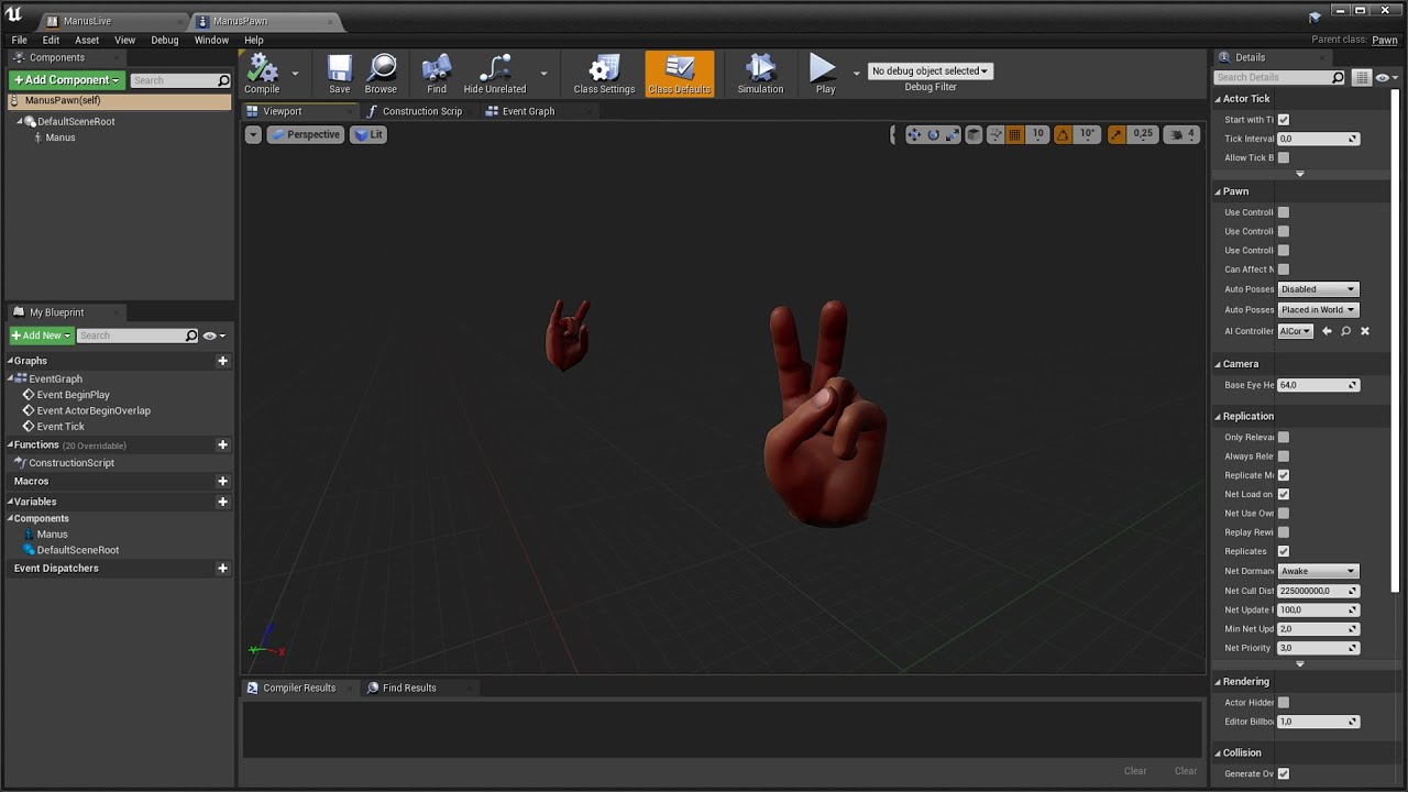 Tutorial | Finger Tracking in Unreal with Manus Core Live Link Plugin ...