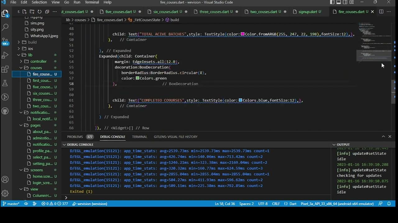 flutter First project - YouTube