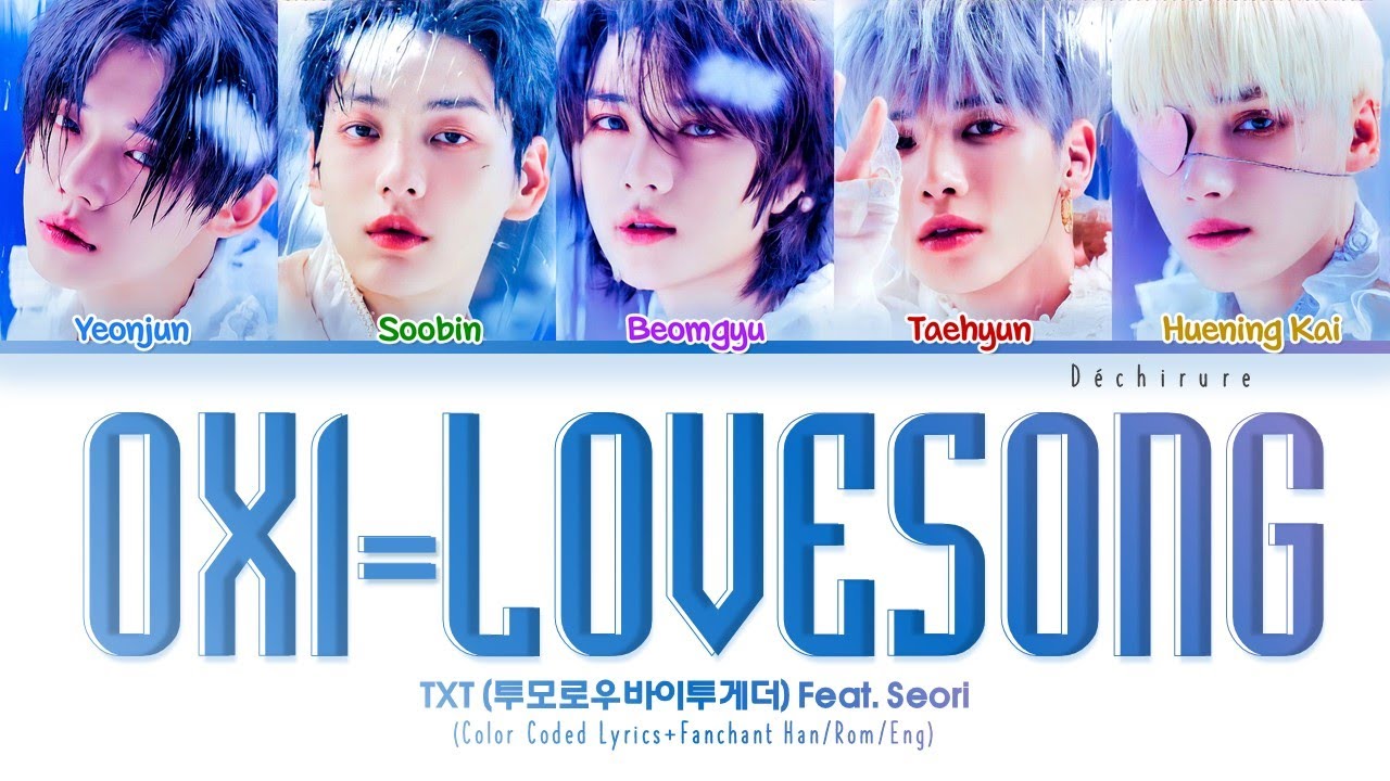 TXT - 0X1=LOVESONG (I Know I Love You) feat. Seori Lyrics + Fanchant ...