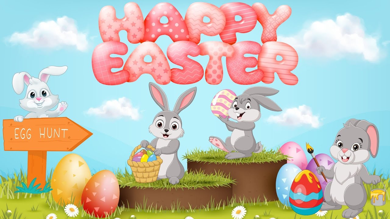 Easter Song For Kids - Easter Bunny Song For Toddlers - Easter Egg Hunt ...
