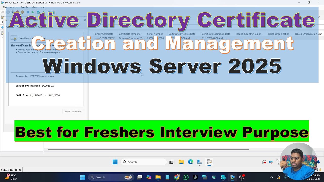 Active Directory Certificate Creation and Management for Windows Server ...