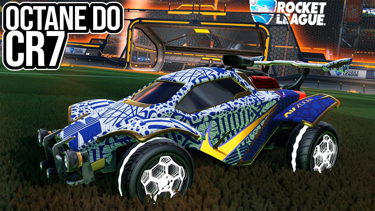 JOGUEI com o NOVO DECAL DO CRISTIANO RONALDO no ROCKET LEAGUE, CR7 ...