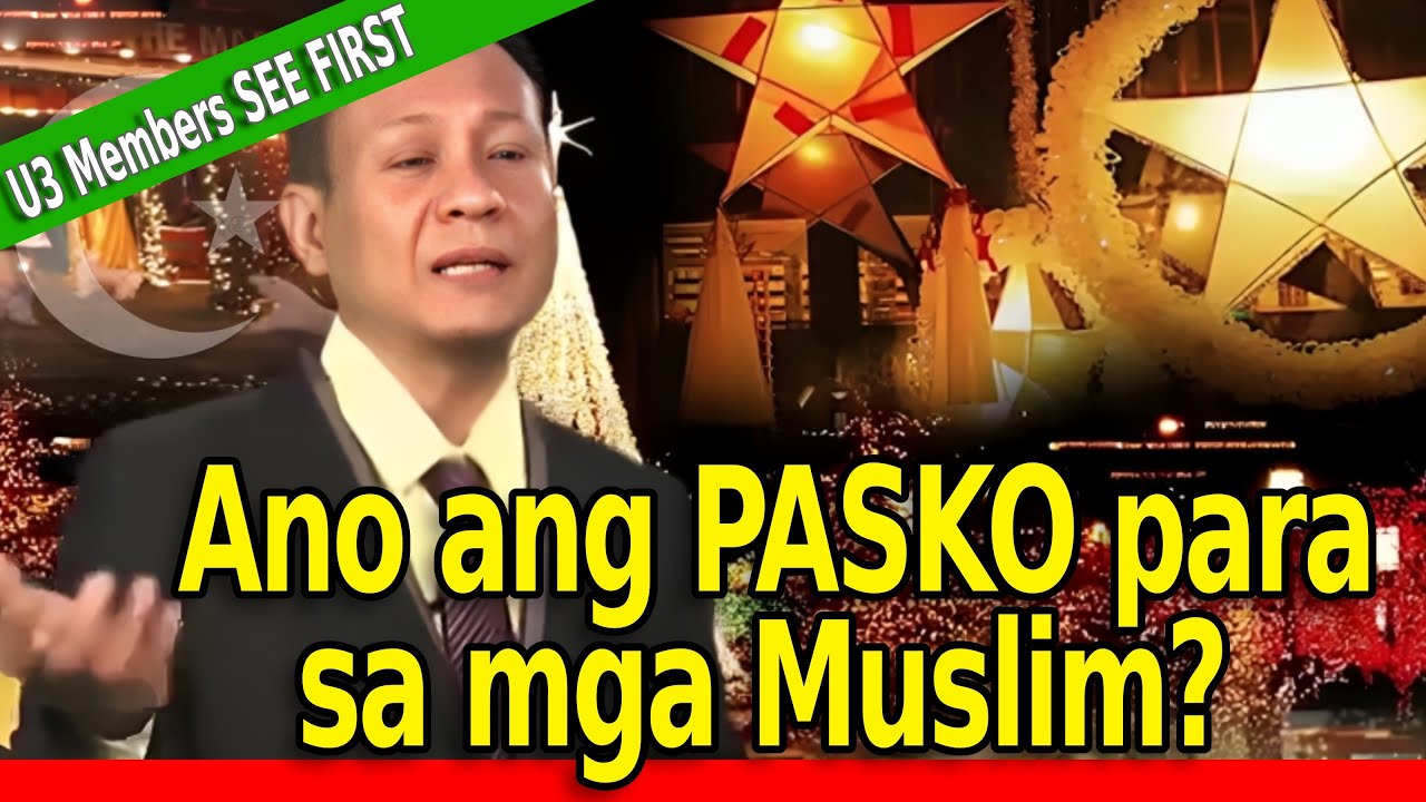 Islam Ustadz Barcelon "Paskong Pinoy" Preaching Reaction | U3 Members ...