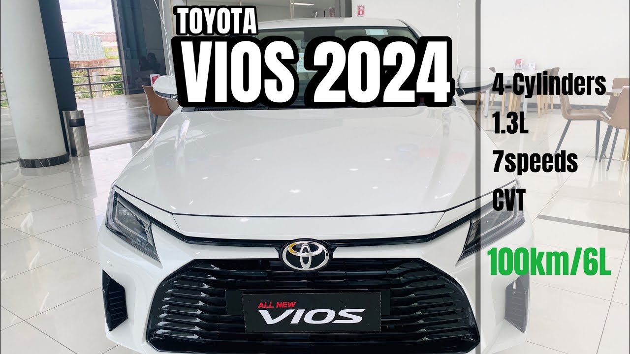 TOYOTA VIOS 2024 4-cylinders 1.3L 7speeds CVT view interior&exterior ...
