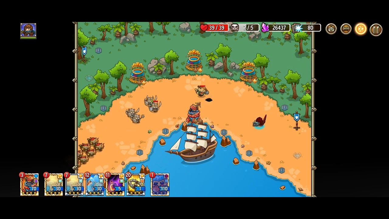 Crazy Defense Heroes Calico Cays 31 Crazy Shoreline Shanty - YouTube