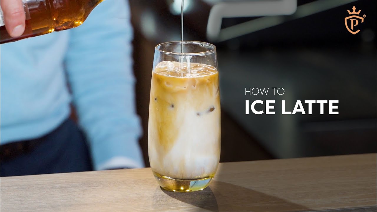 How To Make Beautiful Iced Latte's | Basic - YouTube