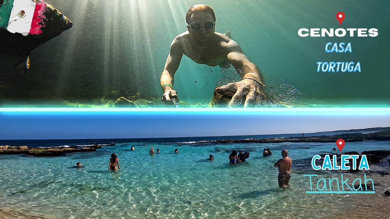 À la découverte de TULUM ! 💦 (Cenotes Casa Tortuga + Caleta Tankah ...