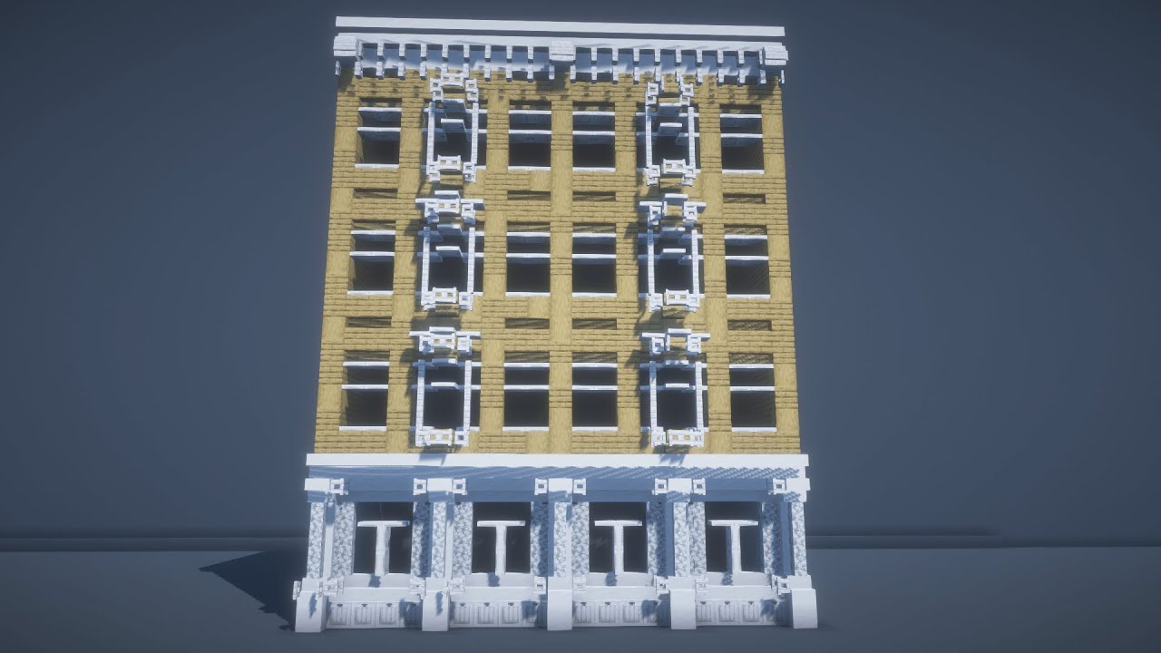 How To Build A Minecraft | Townhouse Tutorial - YouTube