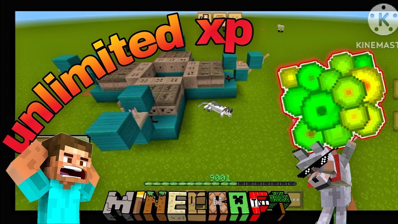 unlimited xp in Minecraft make easily xp farm and gain unlimited xp # ...