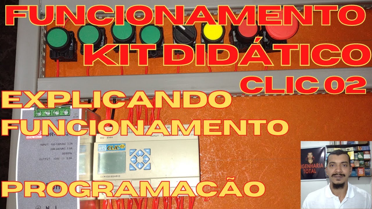 Kit didático com CLIC 02 WEG - Explicação e programação - YouTube