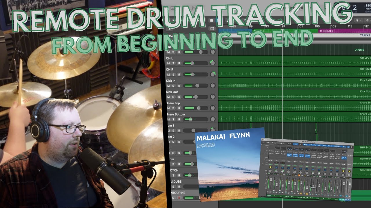 Remote Drum Tracking: From Beginning To End - YouTube