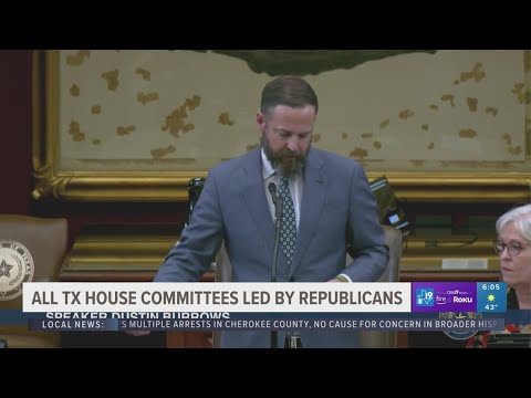 Republicans chair every Texas House committee - YouTube