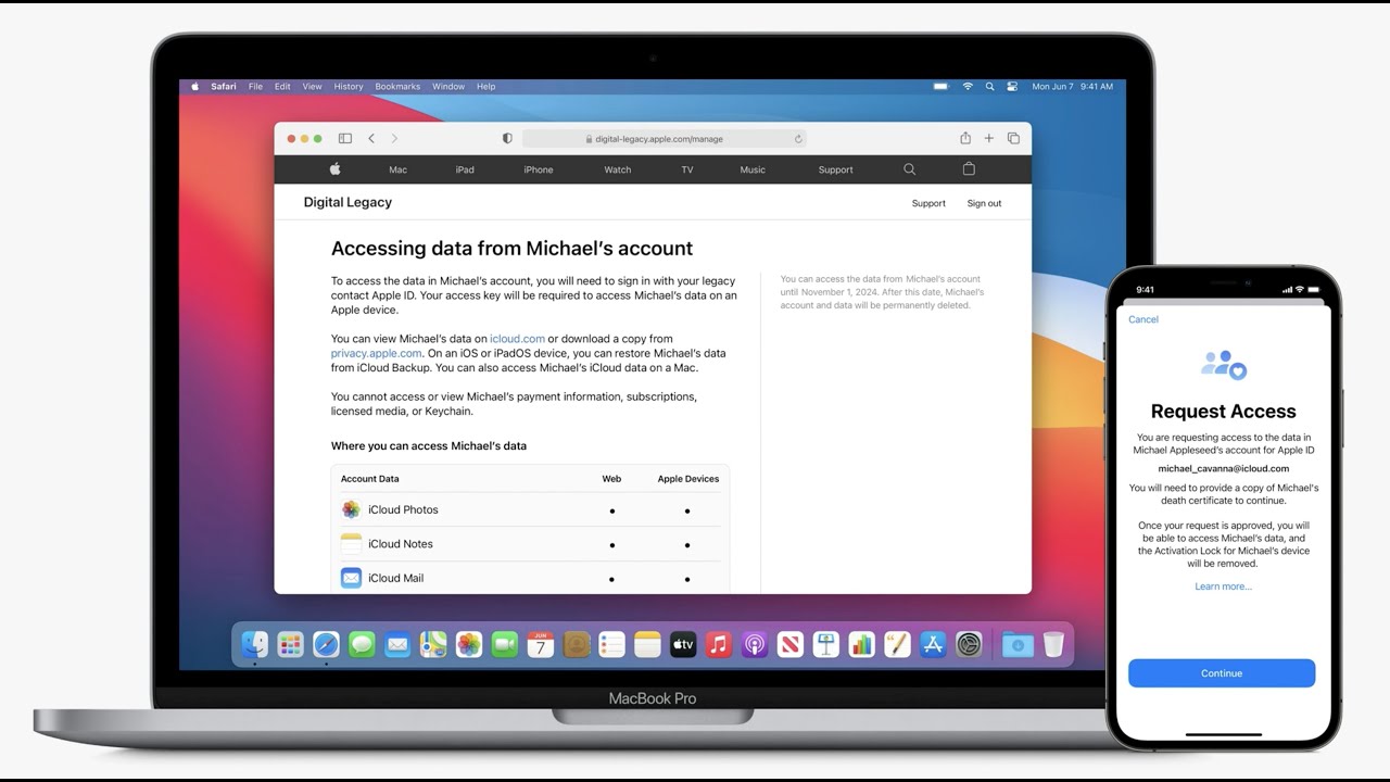 WWDC21: Apple Announces New Digital-Legacy Service - YouTube