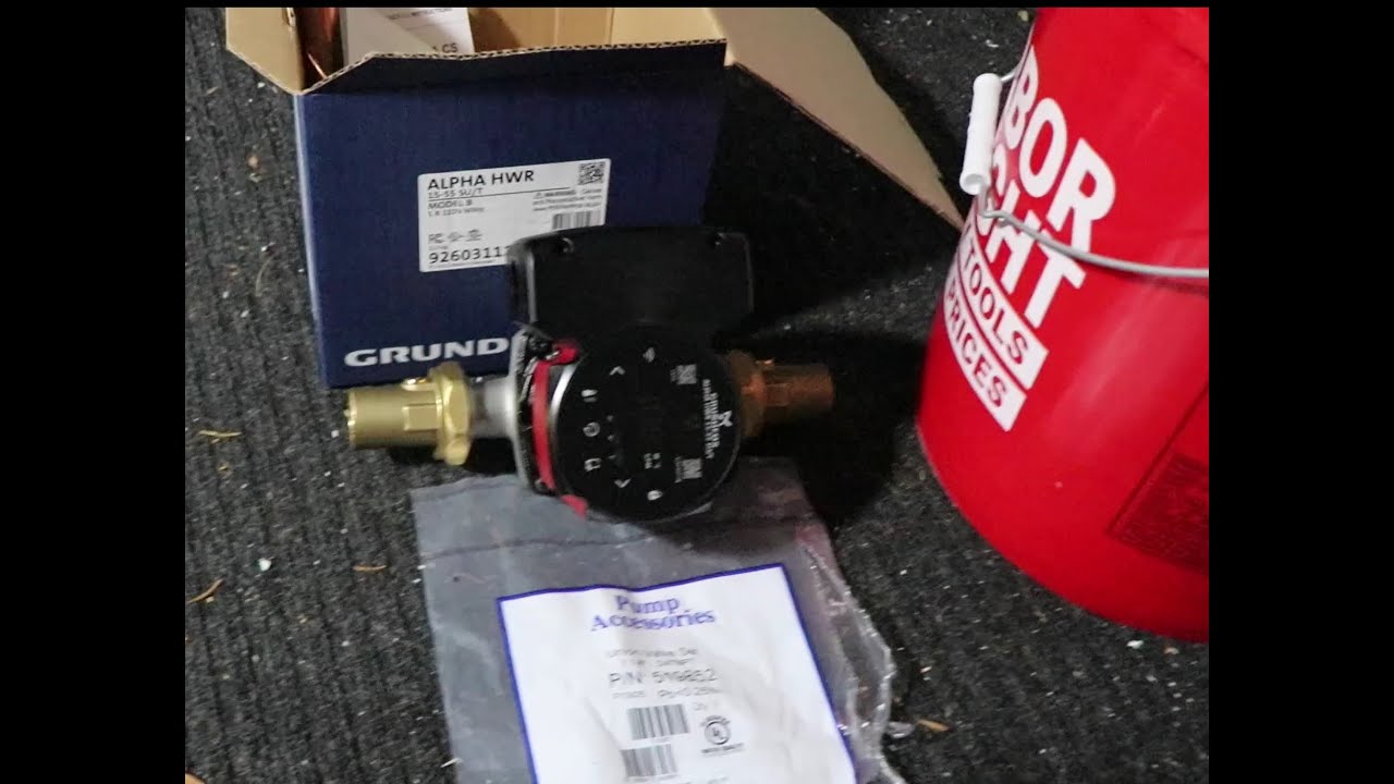 Grundfos Alpha HWR Smart Hot Water Recirc Pump with Bluetooth - YouTube