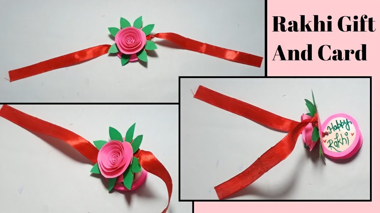 DIY: Easy Paper Rakhi Greeting card/ How To Make Easy Paper Rakhi at ...