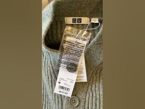 유니클로 U 22FW 가디건 6만원 츠직이네~ - YouTube