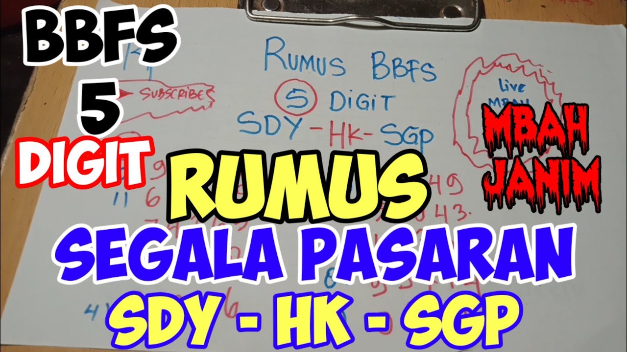 CARA MENCARI BBFS 5 DIGIT JITU AKURAT 100 % DARI MBAH JANIM RAJA TOGEL - YouTube