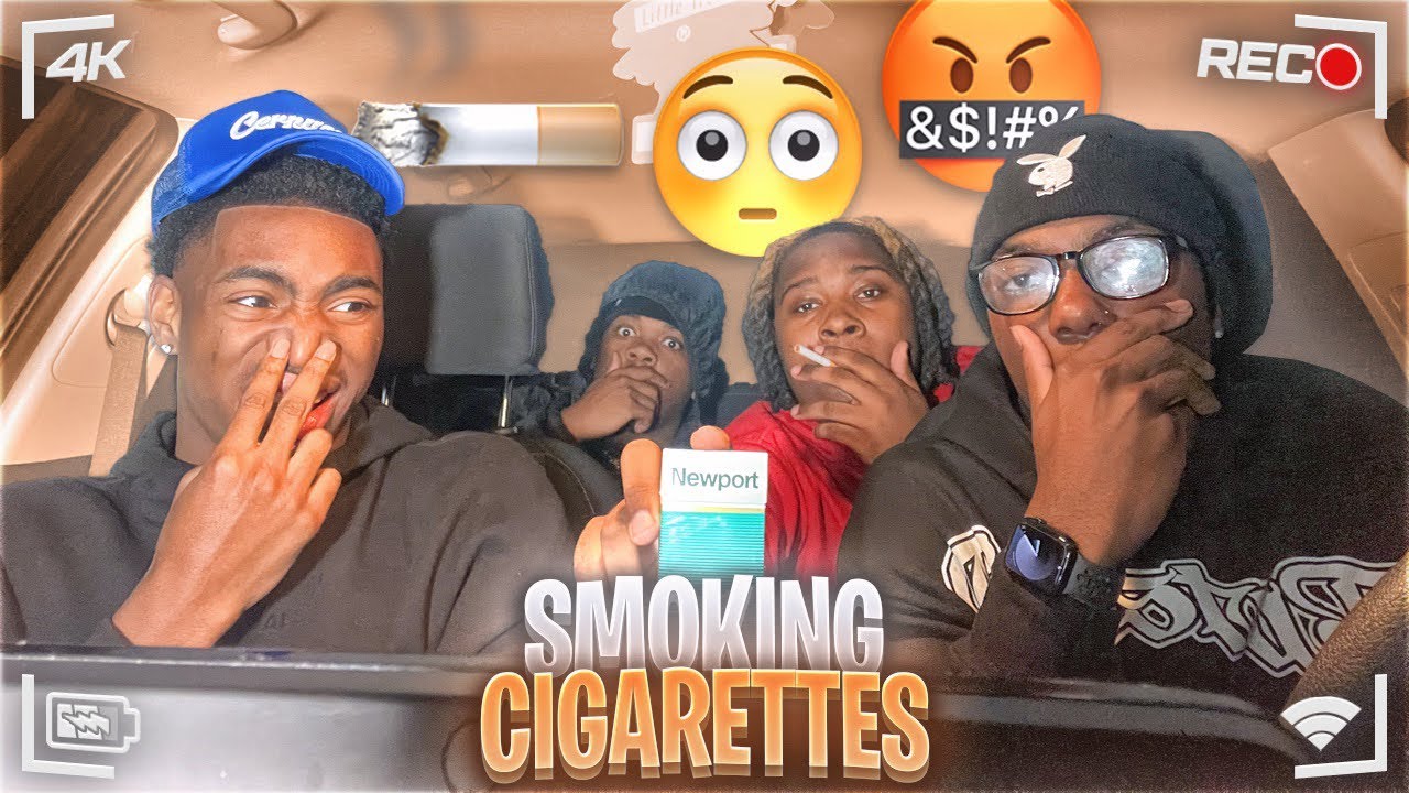 SMOKING CIGARETTES PRANK ON FRIENDS - YouTube