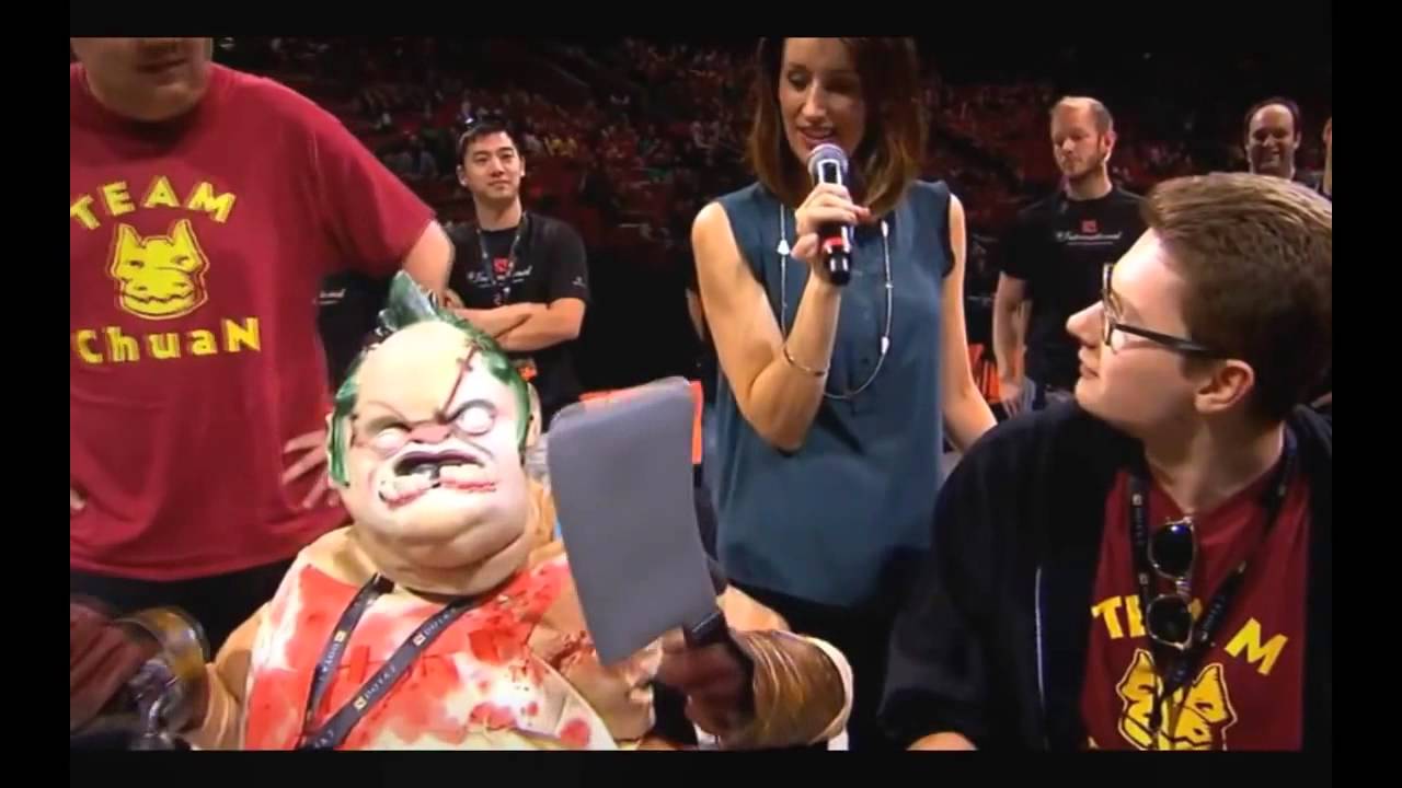 Dendi Pudge Cosplay Dance TI 5 Dota 2 2015 - YouTube