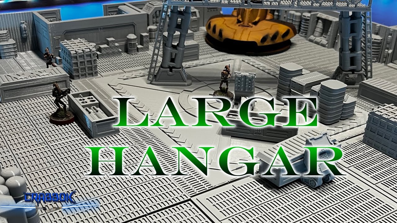 Large Ship Hangar Bay - Terrain Review - LV-427 Designs! - YouTube