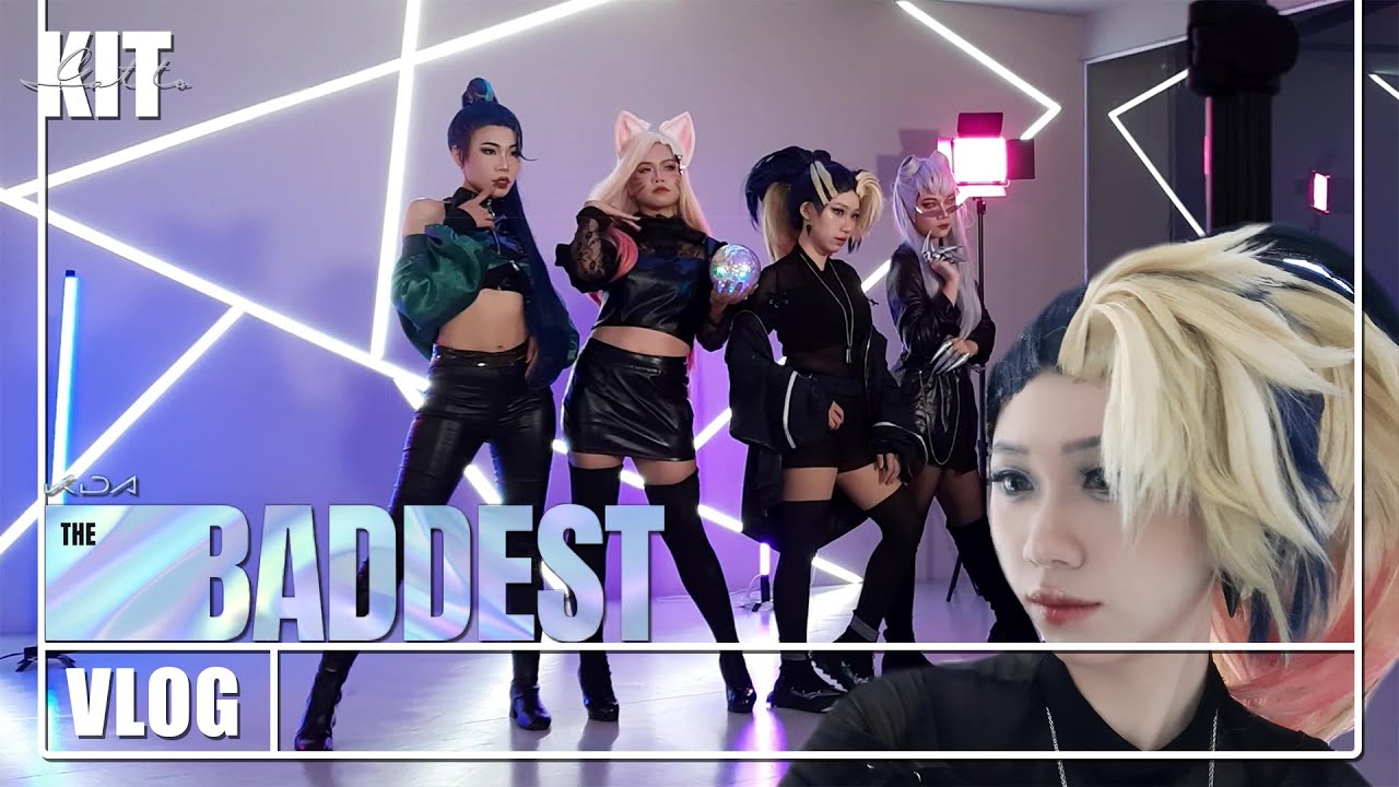 【KIT】《The Baddest》Dance cover filming BTS【Vlog】 - YouTube