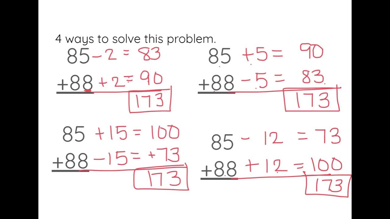 Compensation (Opposite Change) Addition Review.mp4 - YouTube