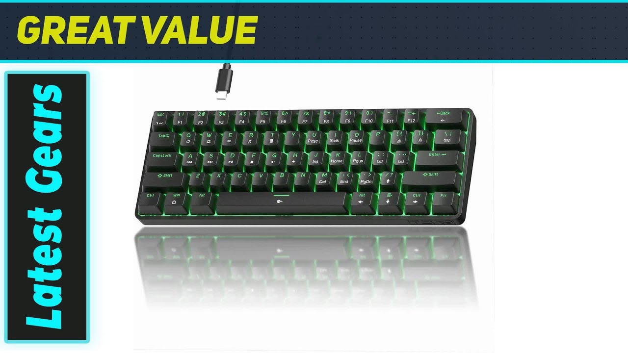 TMKB T61SE: Space-Saving Gaming Keyboard - YouTube