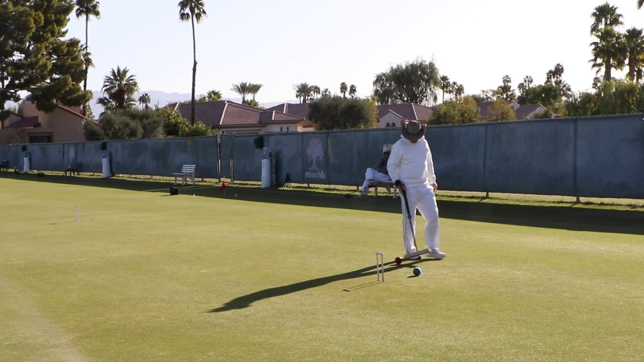 Croquet(AC) Nationals US 2018 Lamm v Grimsley, semifinal - YouTube