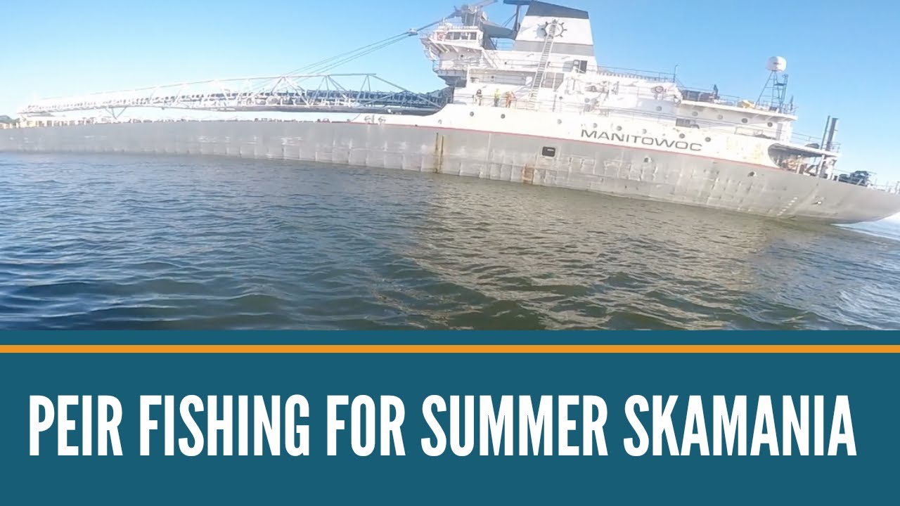Peir Fishing For Summer Skamania Lake Michigan 2020 - YouTube