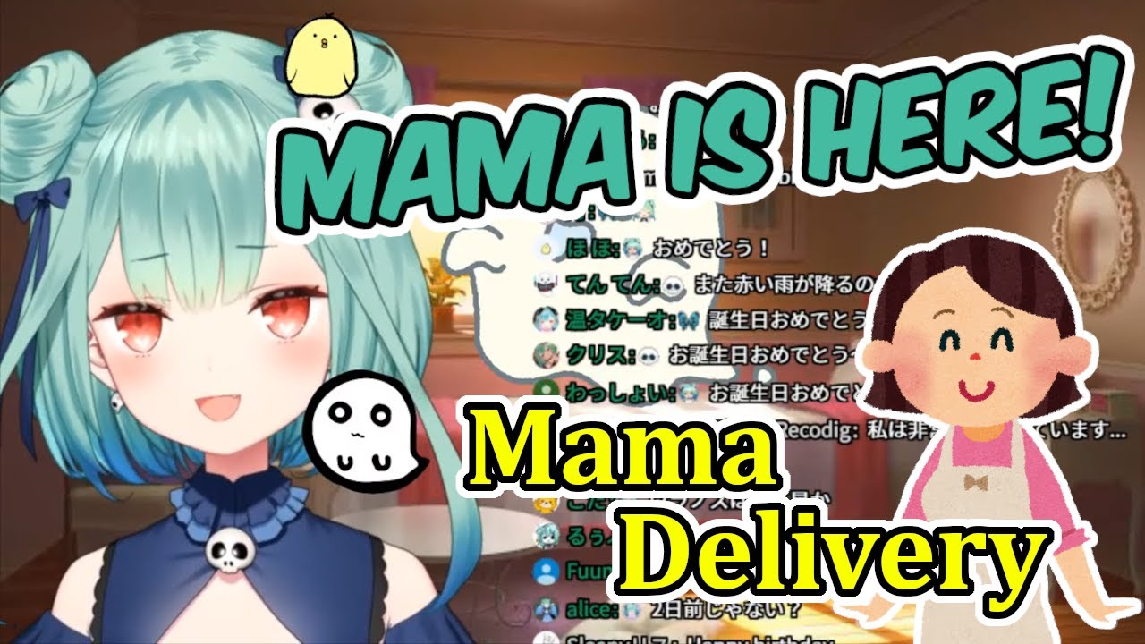 Mama Rushia Delivers Rushia's Food During Stream【Hololive】 - YouTube