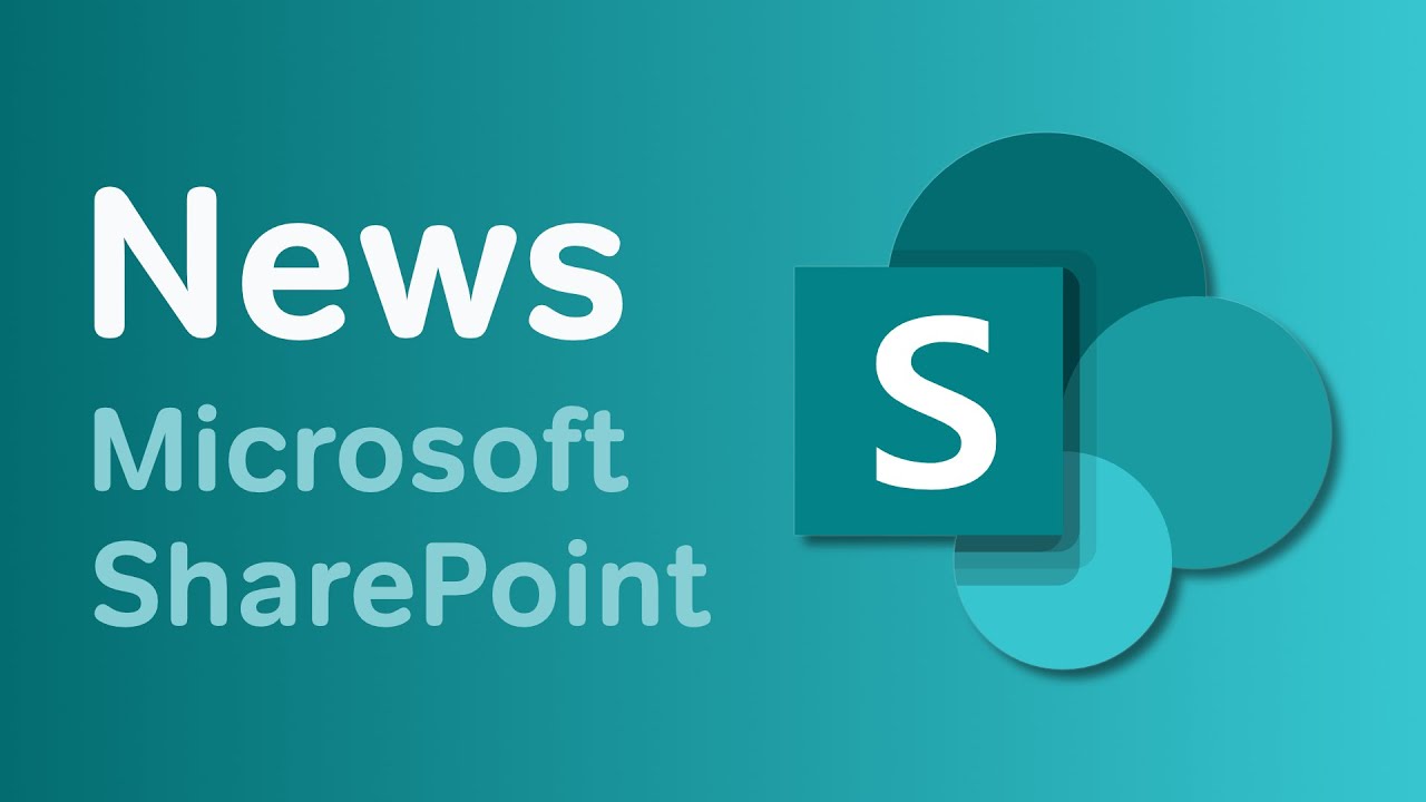 Microsoft SharePoint | Configure a News Web Part - YouTube