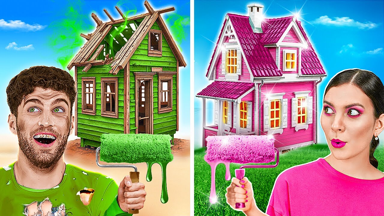 Rénovation de chambre : riche vs fauché ! Décoration à petit budget ...