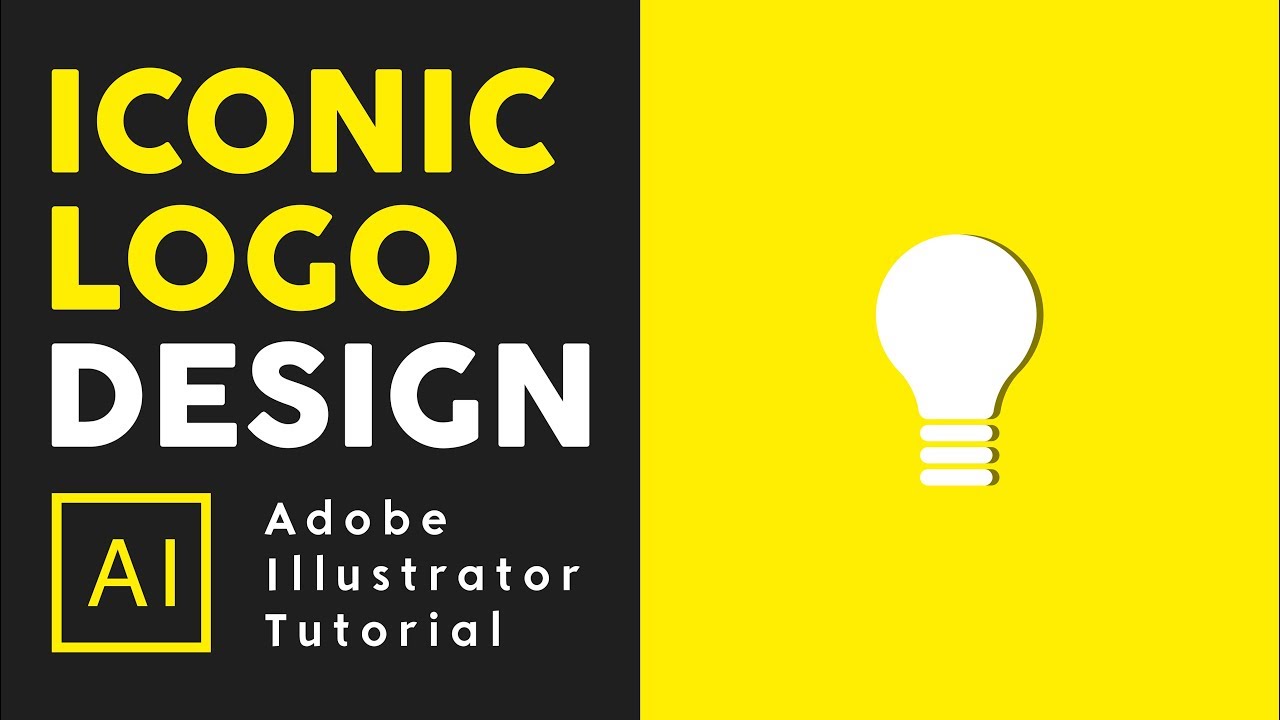 How to make Iconic Logo Design - Adobe illustrator Tutorial - YouTube