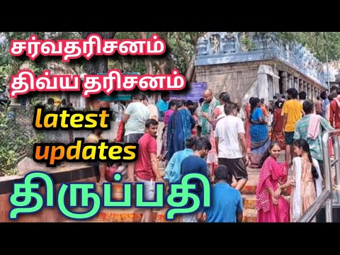 Tirumala Tirupati daily latest updates|free Darshan|alipiri Srivari ...