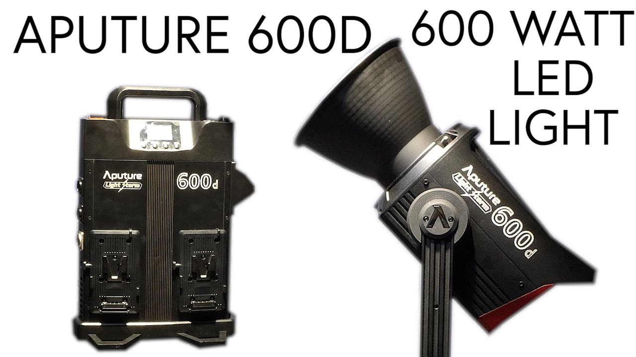Aputure 600D - Super Powerful 600 watt LED light! - YouTube