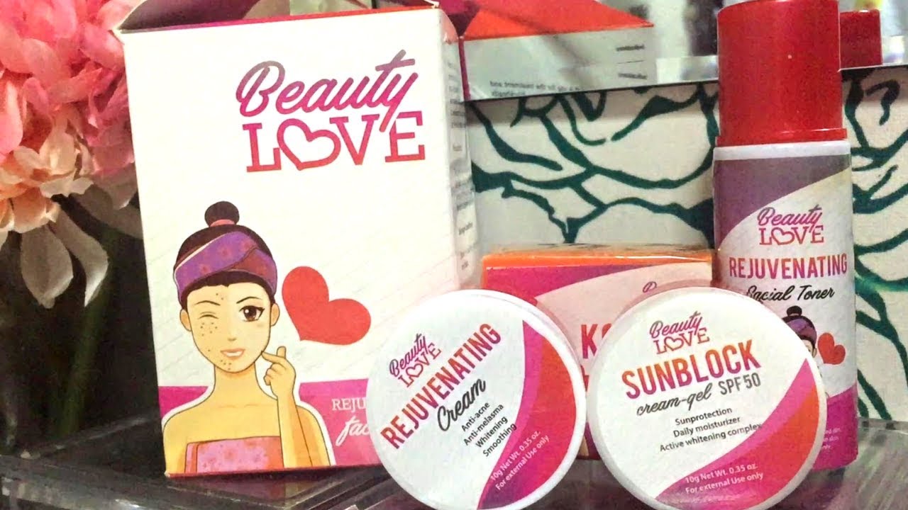 Beauty Love rejuvenating facial set / for melasma, pimples & whitens ...