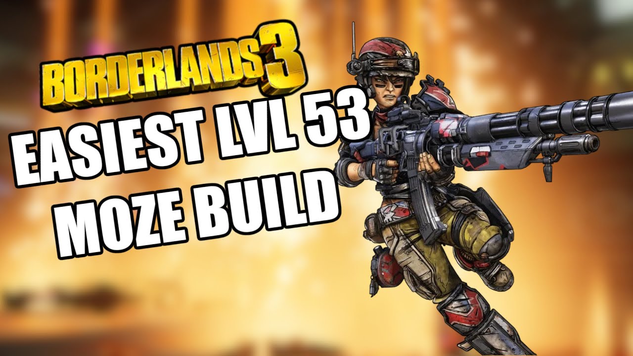 Level 53 Moze Solo Raid Build | No Takedown Weapons | Borderlands 3 ...