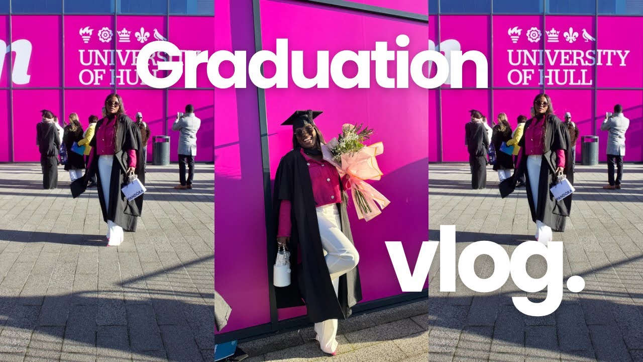University of Hull graduation ….I Did a thing 🎓 (prep + ceremony) - YouTube