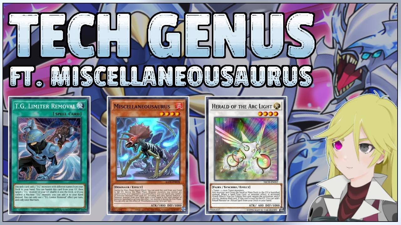 [DUEL LINKS] TECH GENUS FT. MISCELLANEOUSAURUS! TURBO HERALDITO ...