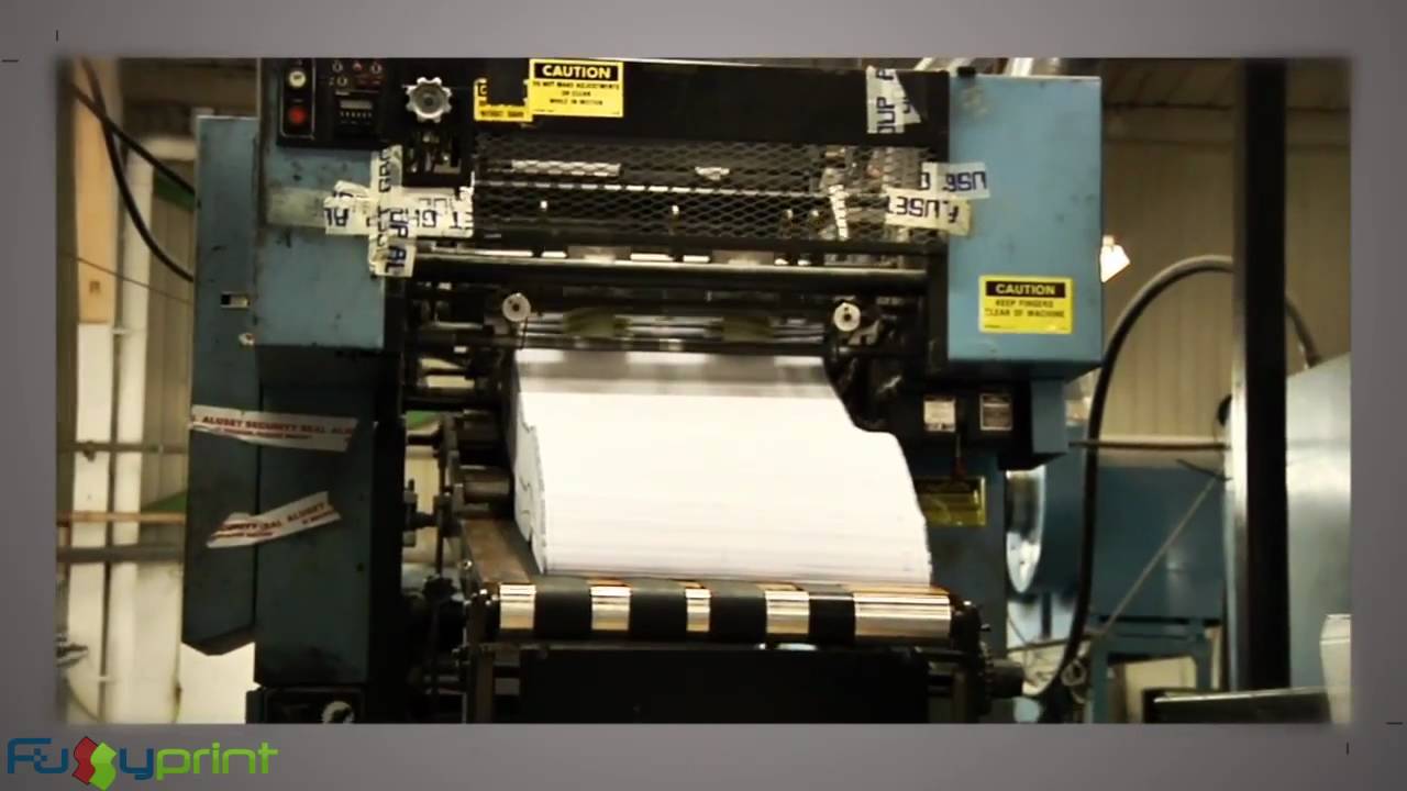 Web Printing Process - YouTube